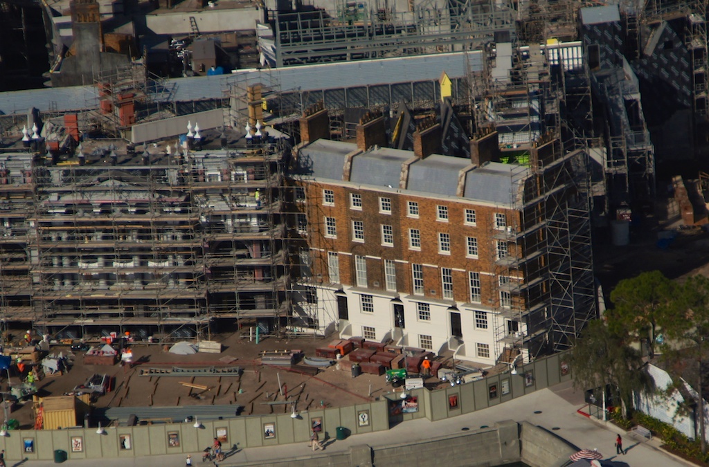 Wizarding World of Harry Potter construction update from above - Peek ...