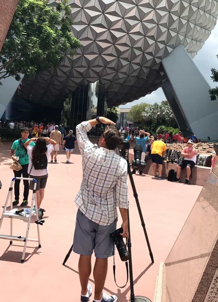 Solar eclipse was uneventful at Disney World, but we got a cool time ...