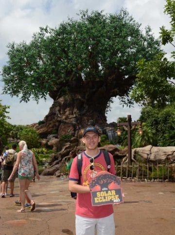 Solar eclipse was uneventful at Disney World, but we got a cool time ...