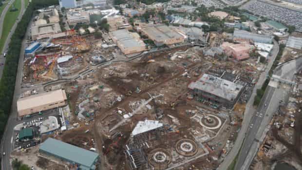 Construction photos around Walt Disney World from above