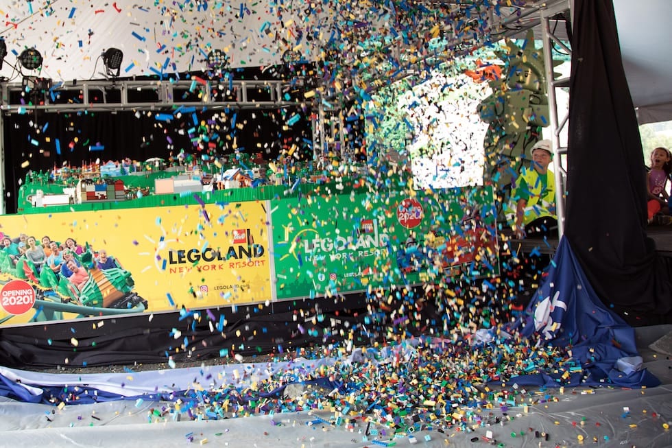 Legoland New York reveals massive Lego model of park's eight themed lands