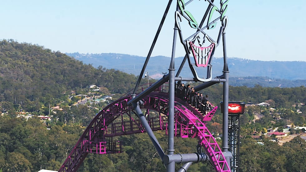 Climb the tallest HyperCoaster in the western hemisphere at Warner Bros ...
