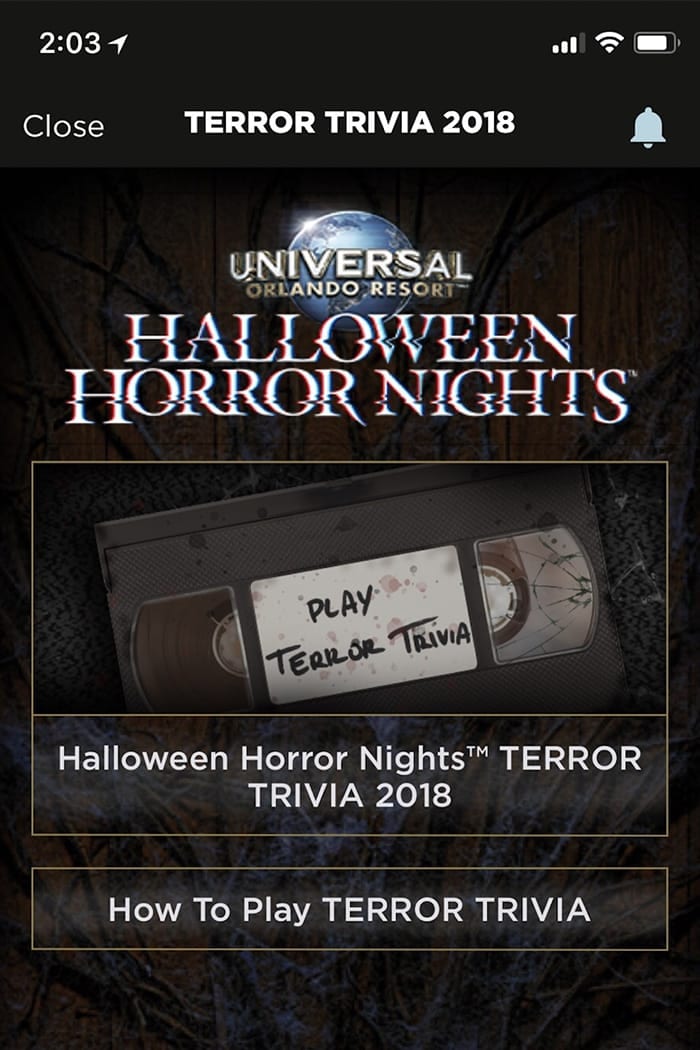 Universal Orlando announces ‘Terror Trivia’ for Halloween Horror Nights ...