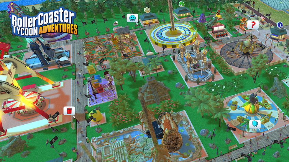 Build the theme park of your dreams with RollerCoaster Tycoon ...