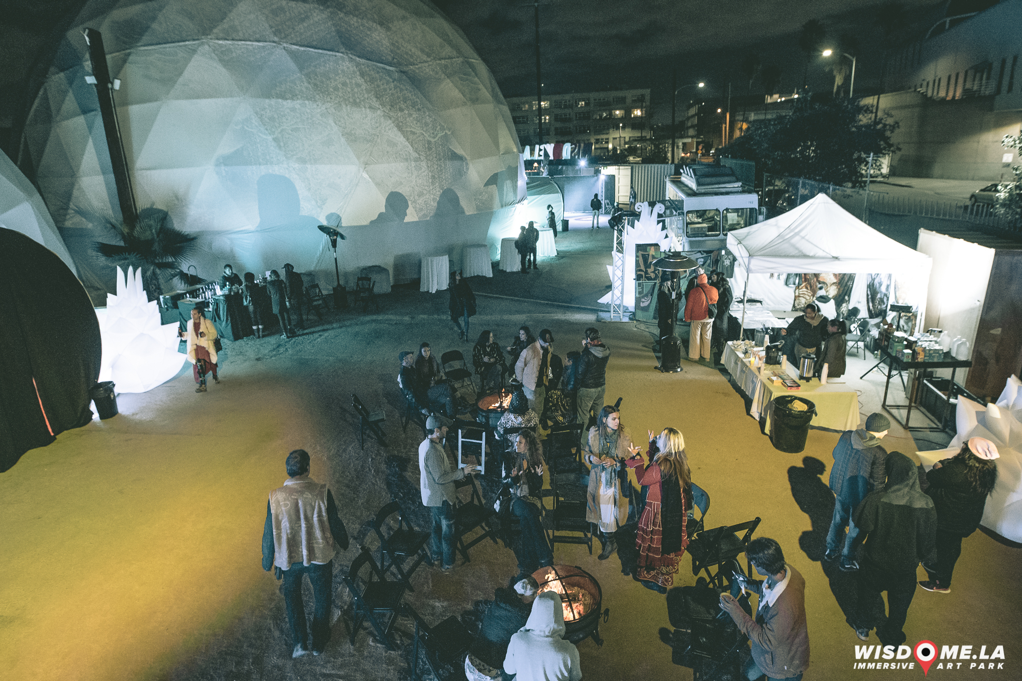 Wisdome immersive art domes now open in Los Angeles