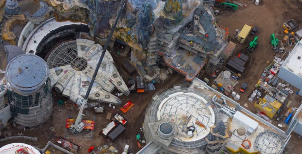 Photo Update: Galaxy's Edge construction is focused on extreme details