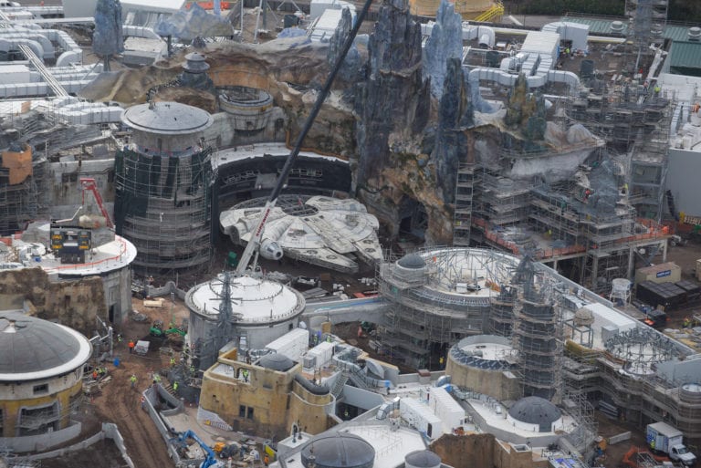 Photo Update: Galaxy's Edge construction is focused on extreme details