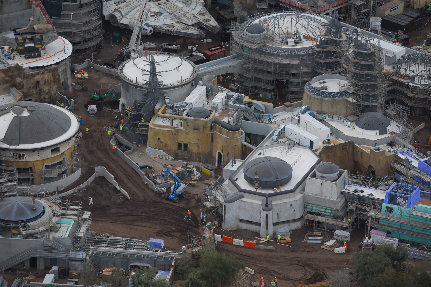 Photo Update: Galaxy's Edge construction is focused on extreme details
