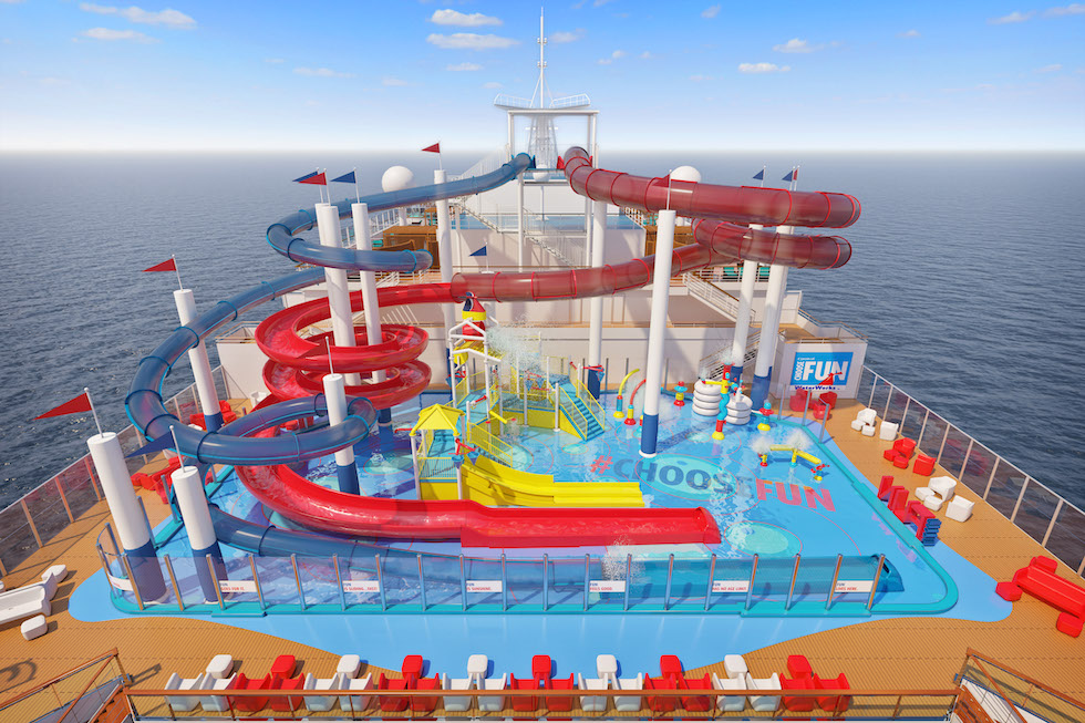 Carnival Cruise Line unveils plans for Choose Fun aqua water park ...