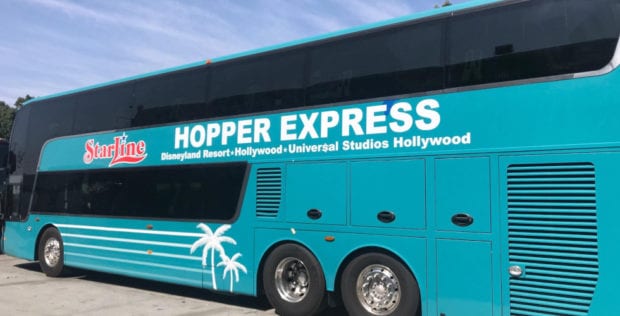 Starline starts Hopper Express bus service from Disneyland to Hollywood