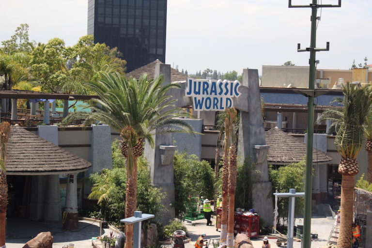 Photo Update: Construction continues on 'Jurassic World - The Ride'