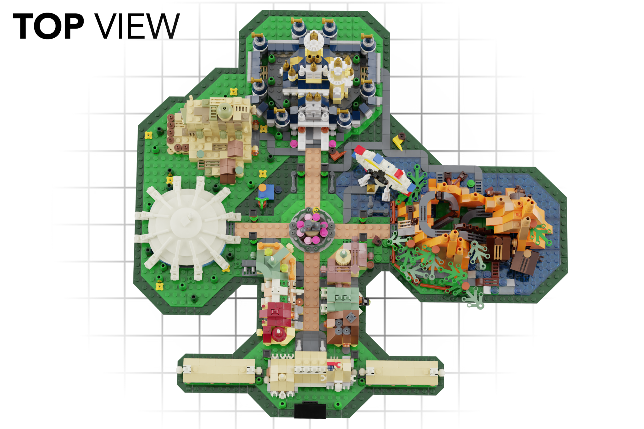Vote online to support a fan-made Disney Parks Lego set