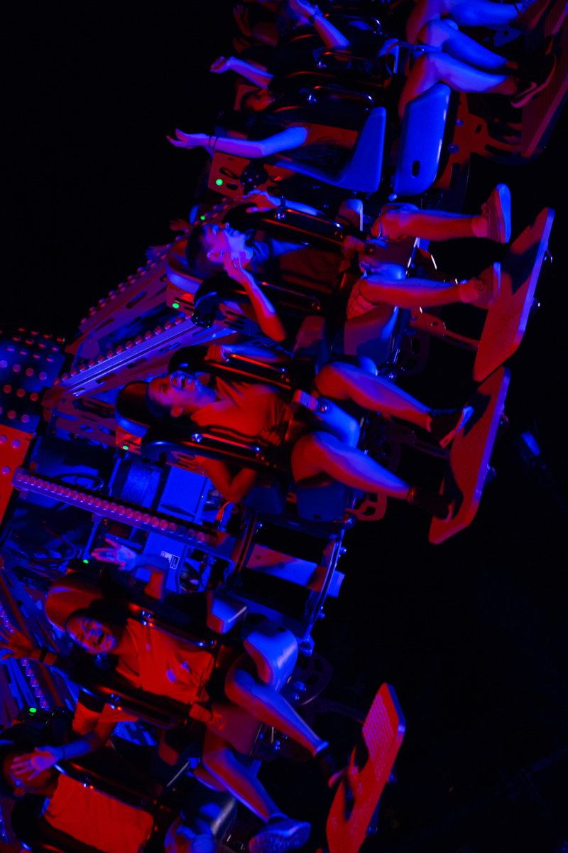 Cyborg Hyper Drive spinning ride now open at Six Flags New England