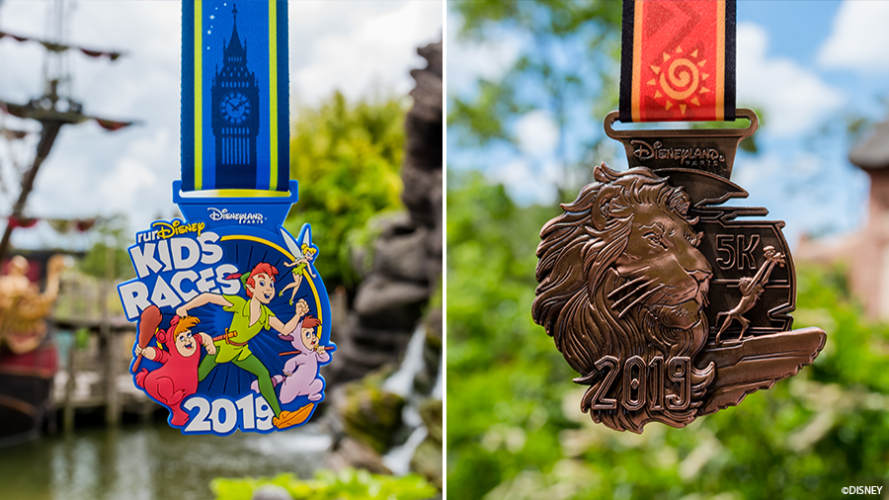 runDisney medals revealed for 2019 Disneyland Paris Run Weekend