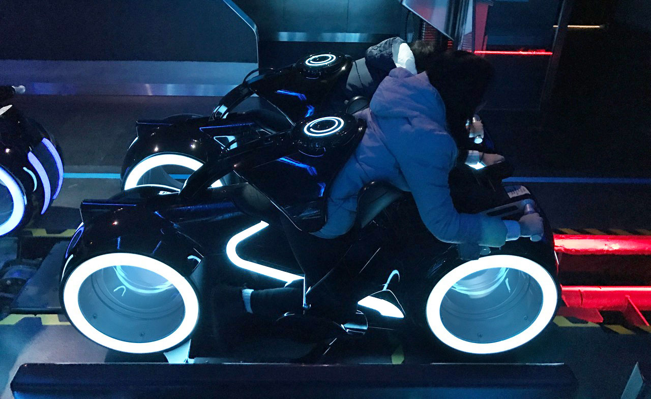 Photo Update: TRON Lightcycle Power Run rises from the dirt