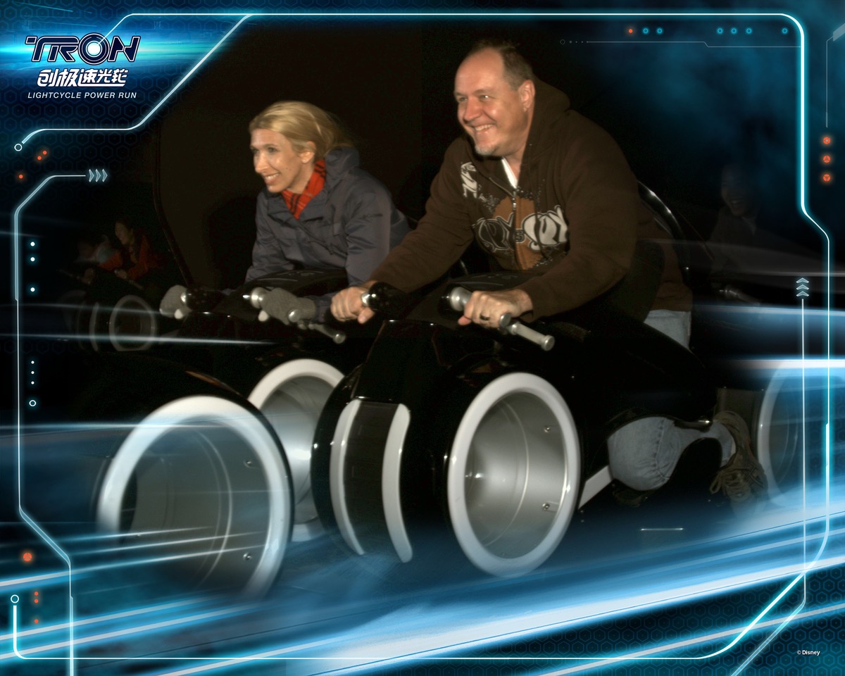 Photo Update: TRON Lightcycle Power Run rises from the dirt