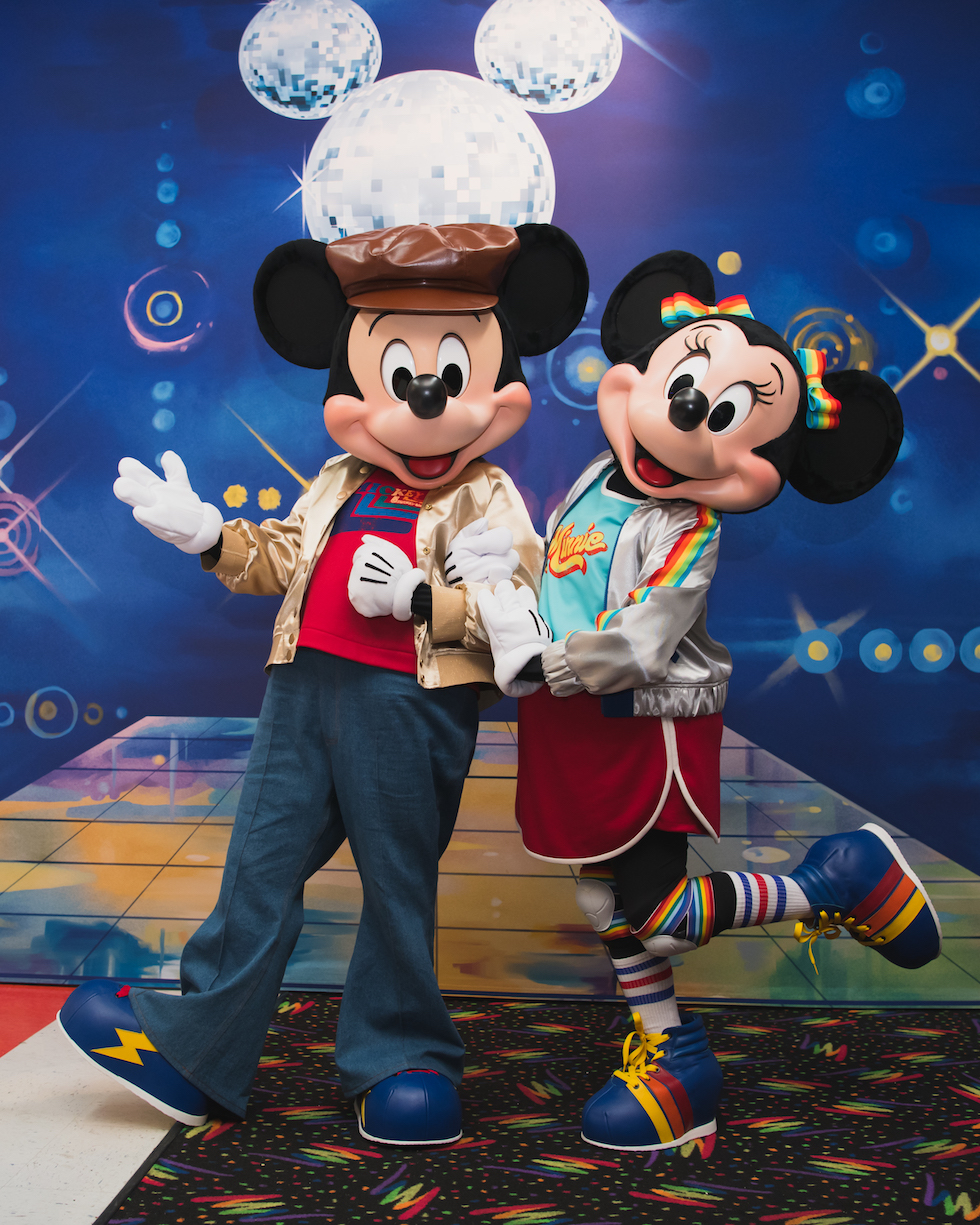 D23 throws it back to the ’70s with Mickey Mouse’s Roller Disco Party