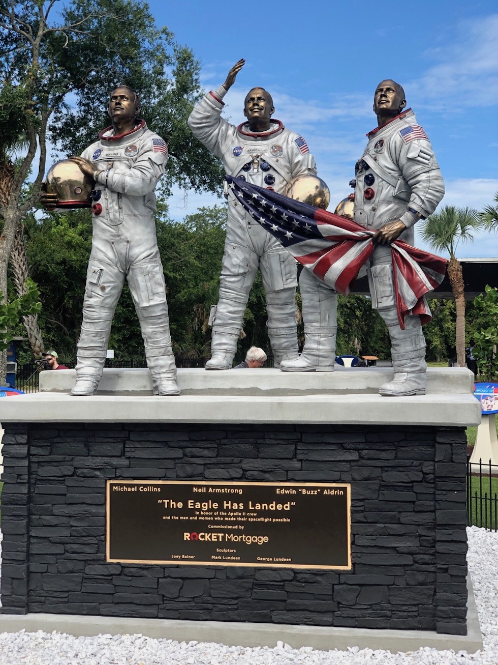 Kennedy Space Center unveils Moon Tree Garden, Apollo 11 statue