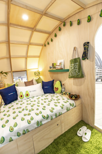 Celebrate National Avocado Day by sleeping in one with the Avo-Condo