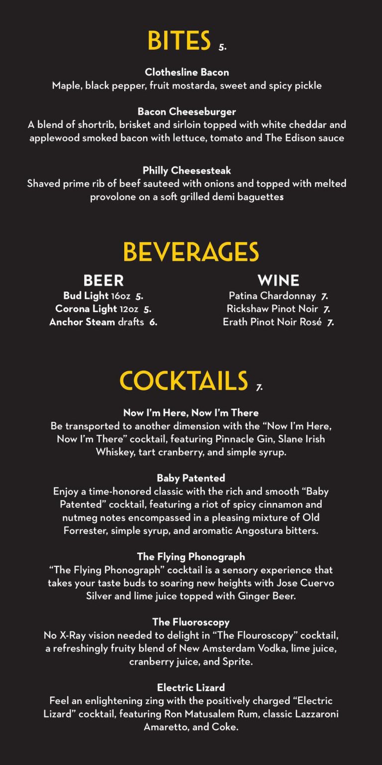 Enzo’s Hideaway, The Edison offering late-night menus at Disney Springs