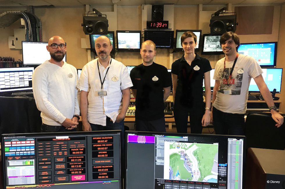 A day in the general control room of Disneyland Paris