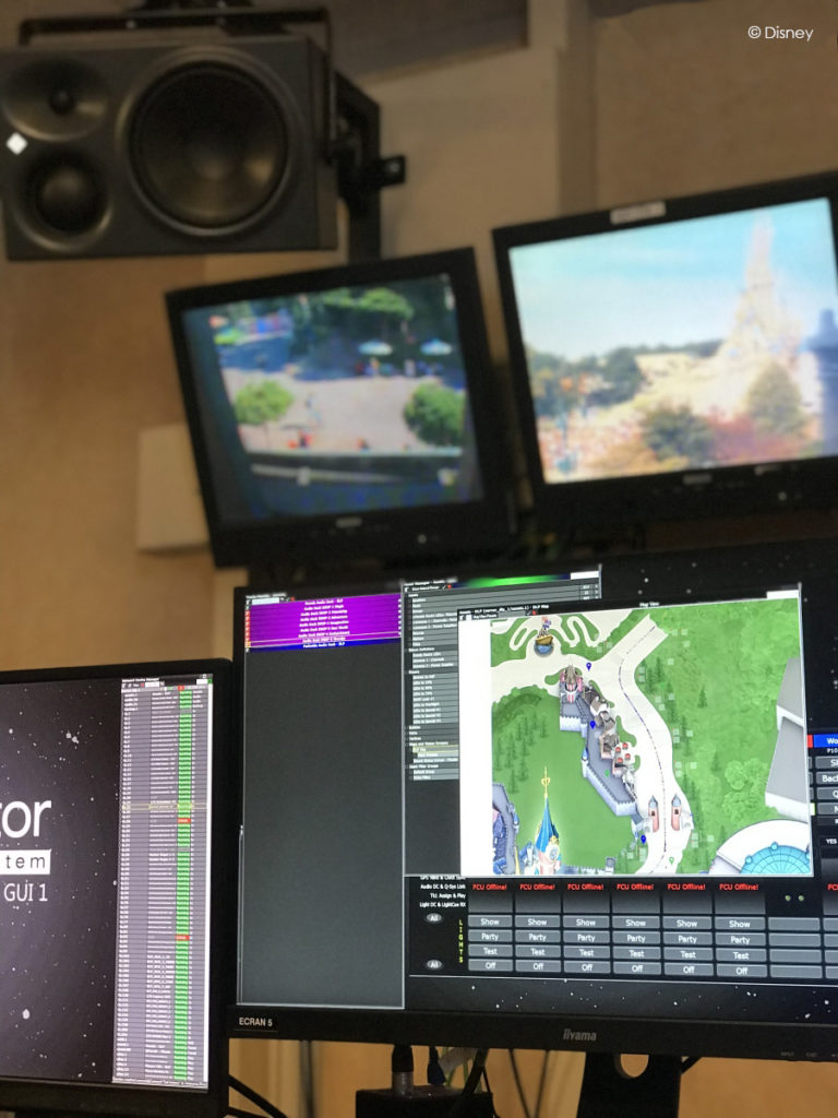 A day in the general control room of Disneyland Paris