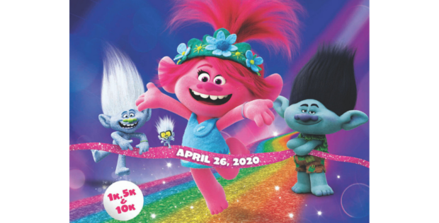 'Trolls' become theme of Running Universal at Universal Studios Hollywood