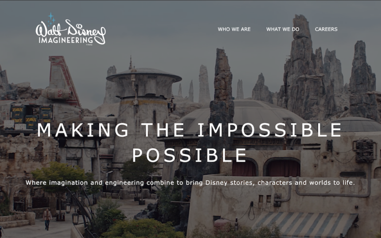 Walt Disney Imagineering debuts new website, social media presence