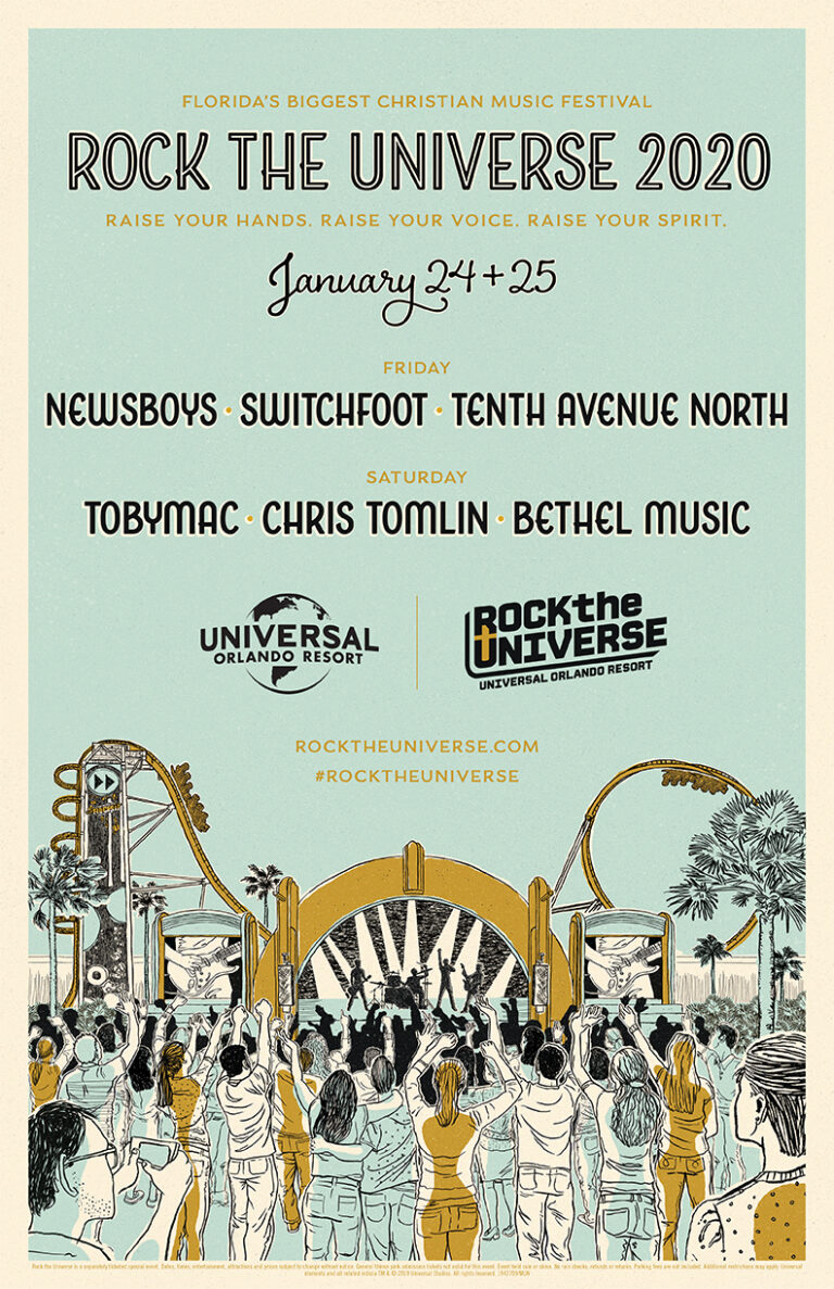 Universal Orlando releases Rock the Universe lineup for 2020