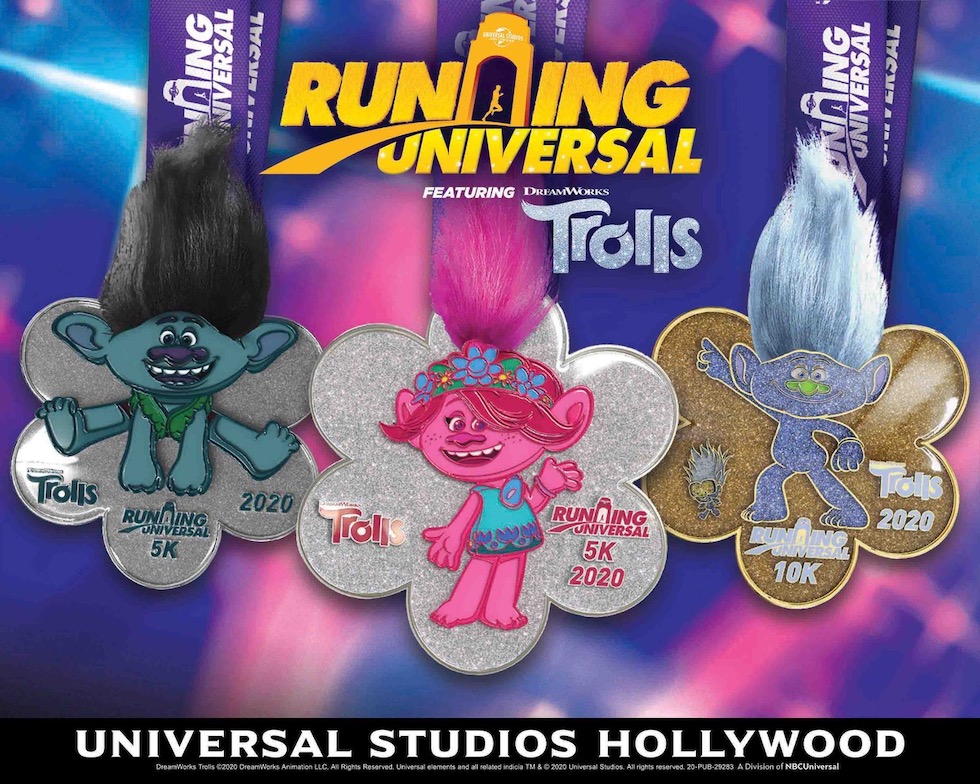 'Trolls' become theme of Running Universal at Universal Studios Hollywood