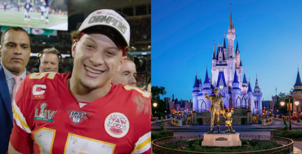 Super Bowl MVP Patrick Mahomes 'going to Disney World' after Kansas ...