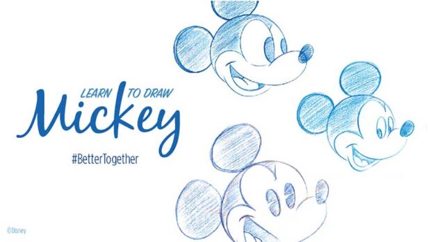 Learn to draw Mickey Mouse at home with a Disney Parks artist