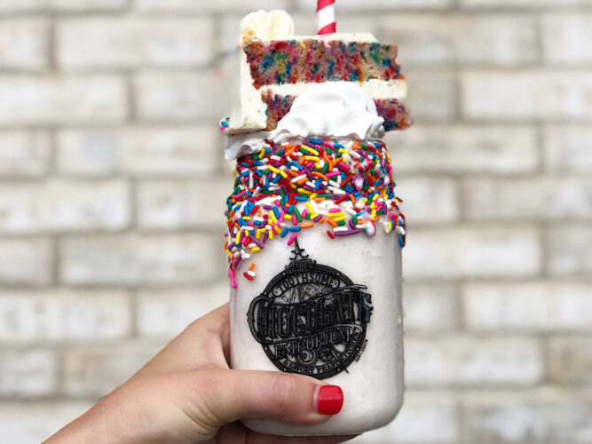 Make the Confetti Milkshake from Toothsome Chocolate Emporium at home!