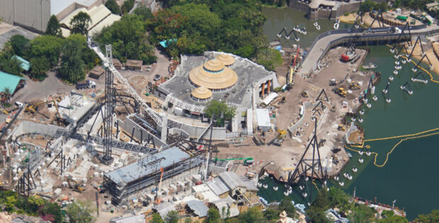 Photo Update: Jurassic Park ‘Velocicoaster’ makes amazing progress