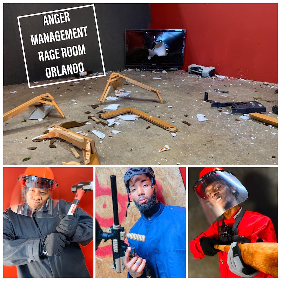 Get your smash on with Orlando's Anger Management Rage Room