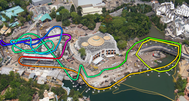 Photo Update: Jurassic Park ‘Velocicoaster’ makes amazing progress