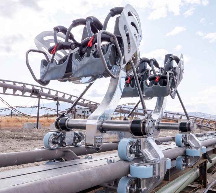 My test ride on Axis, the next evolution of roller coaster