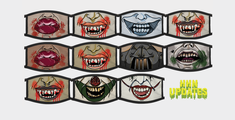 Visit Universal in spooky style with these HHN-inspired face masks