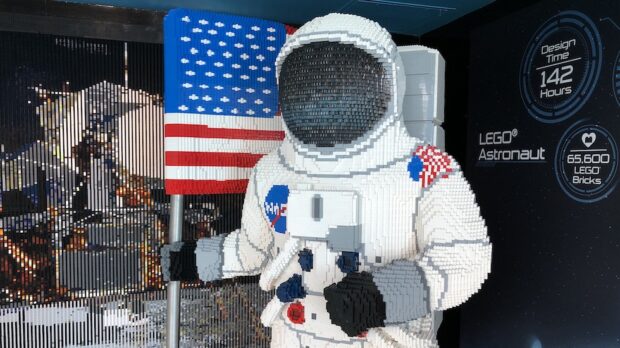VIDEO: Lego astronaut model unveiled at Legoland Florida Resort