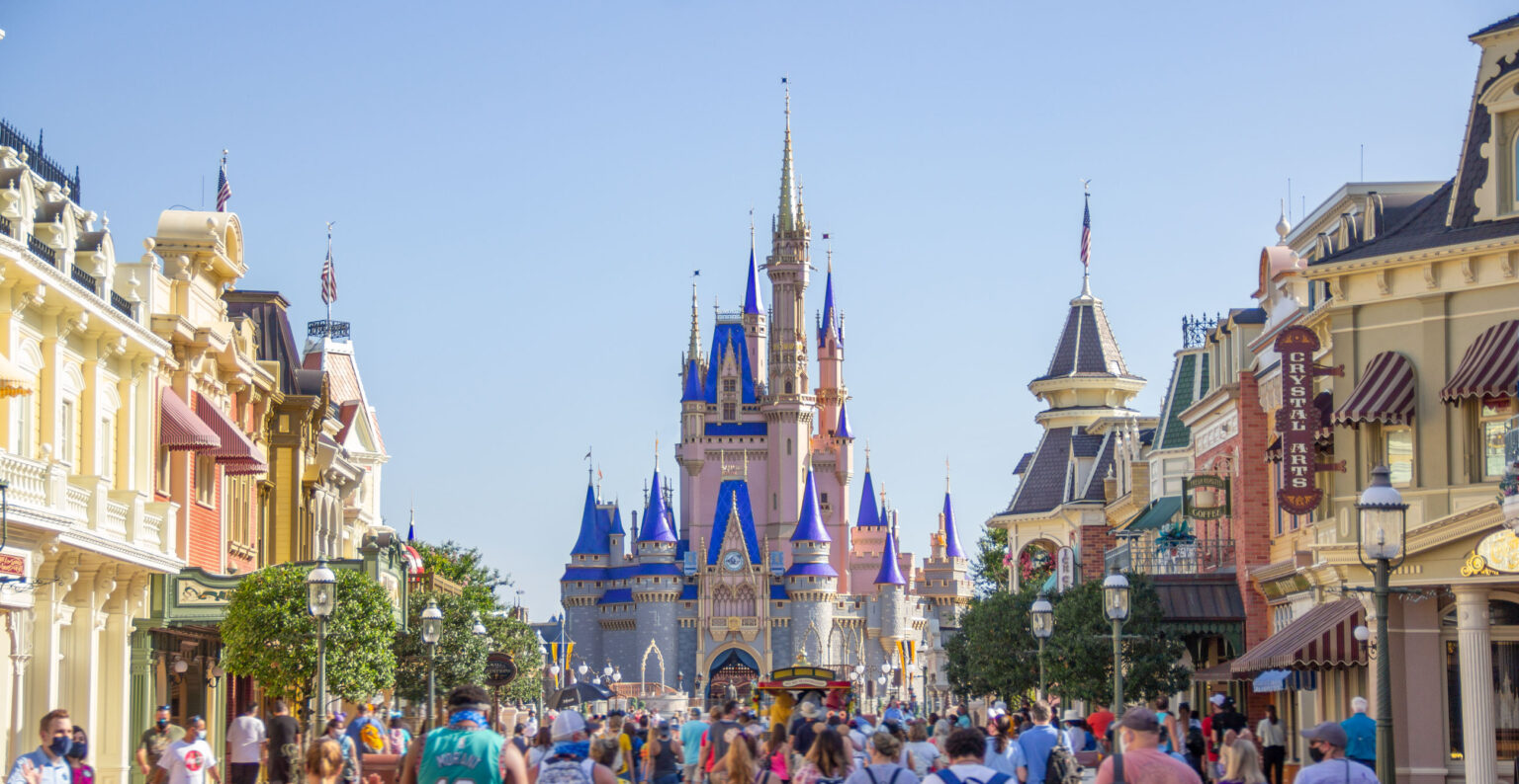 Take a close-up look at Cinderella Castle's rose gold update