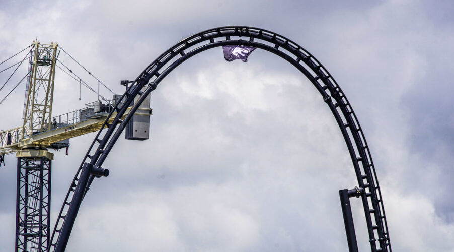 Photo Update: Jurassic Park ‘Velocicoaster’ tops off highest point