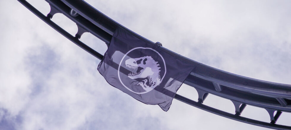 Photo Update: Jurassic Park ‘Velocicoaster’ tops off highest point