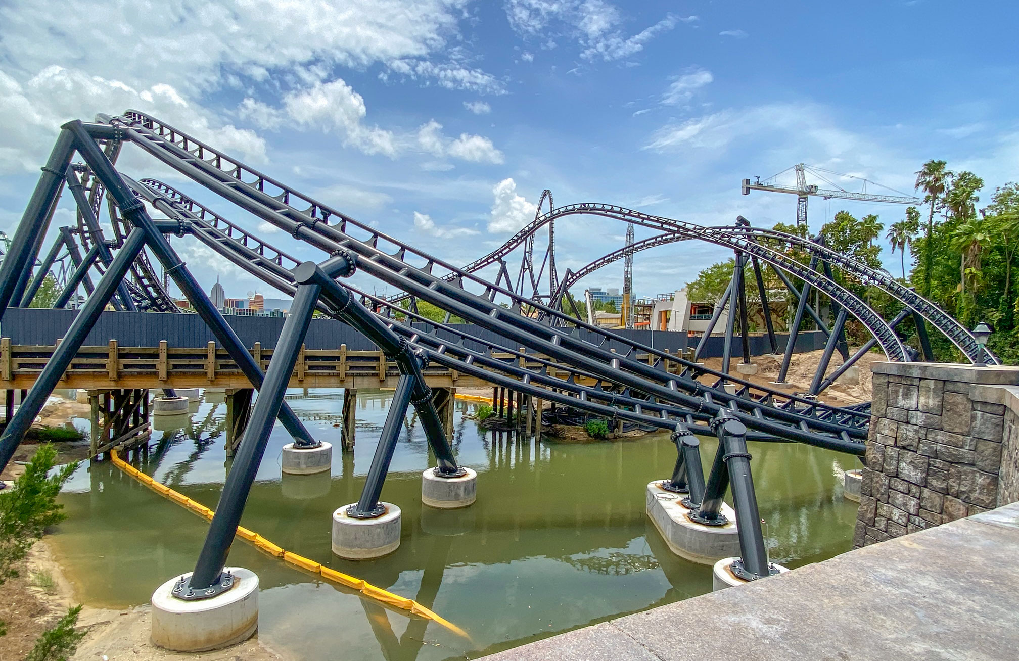 Photo Update: Jurassic Park ‘Velocicoaster’ tops off highest point