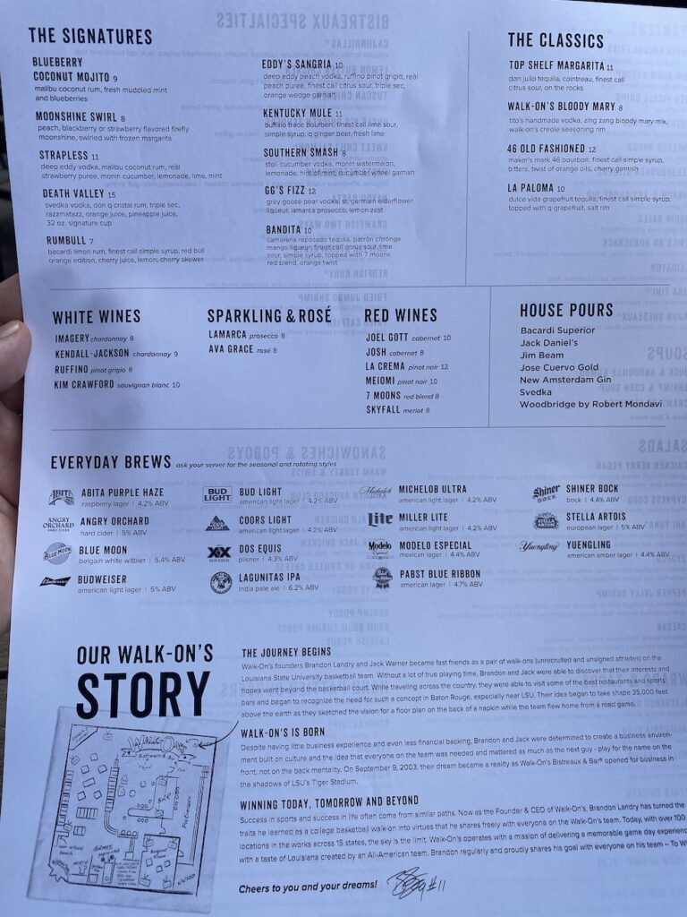 Walk-On's Sports Bistreaux makes its Orlando debut