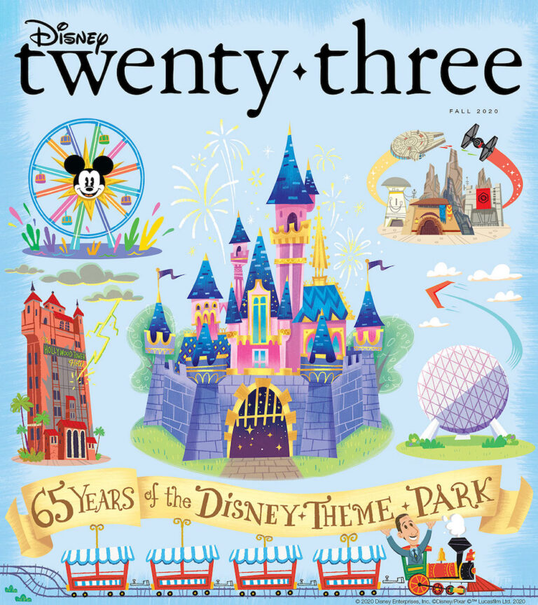 D23 celebrates 65 years of the Disney theme park with magazine, pins