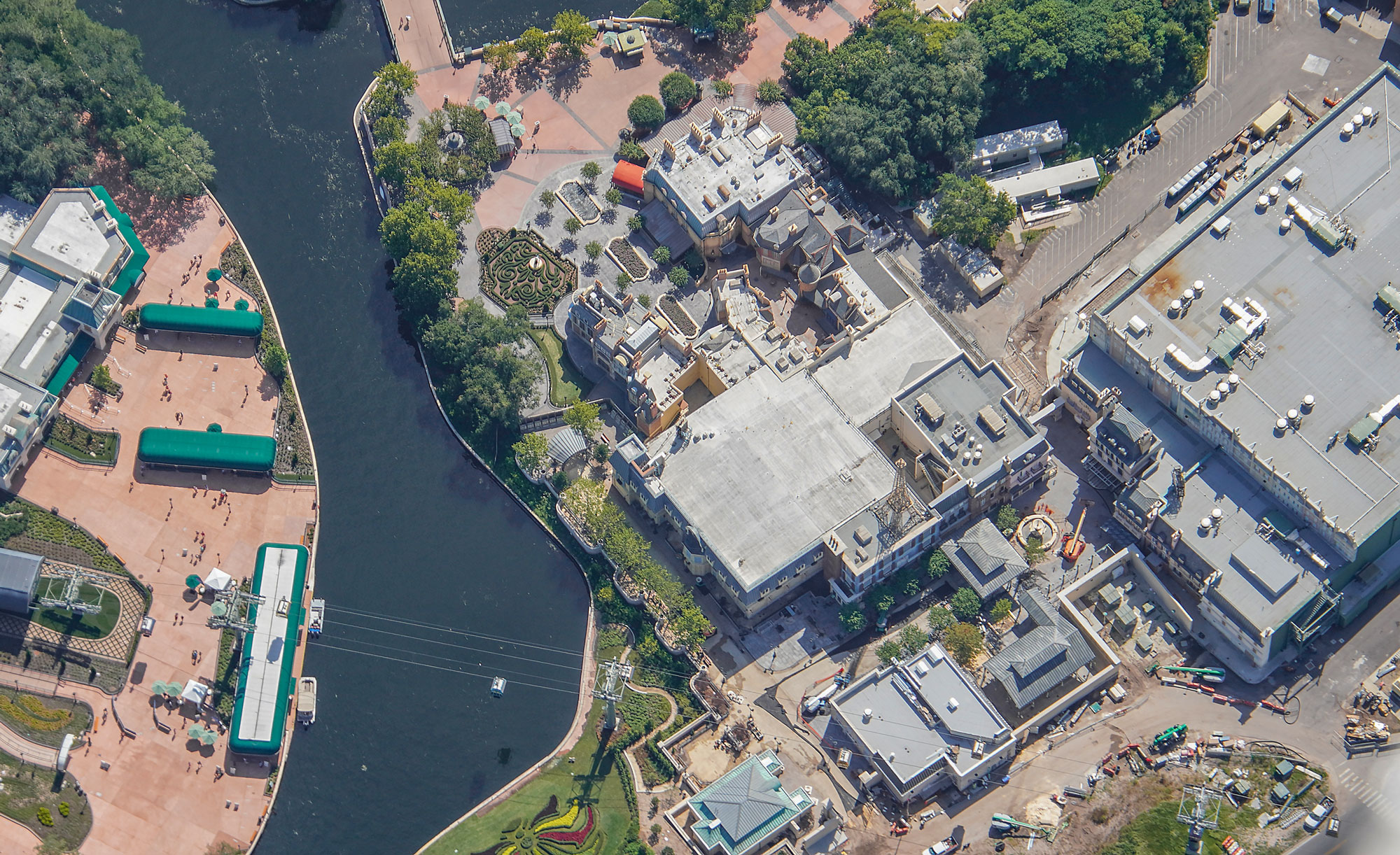 Photo Update: Construction begins again at Epcot