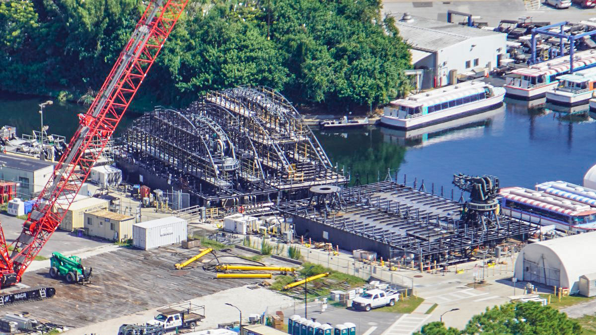Photo Update: Construction begins again at Epcot