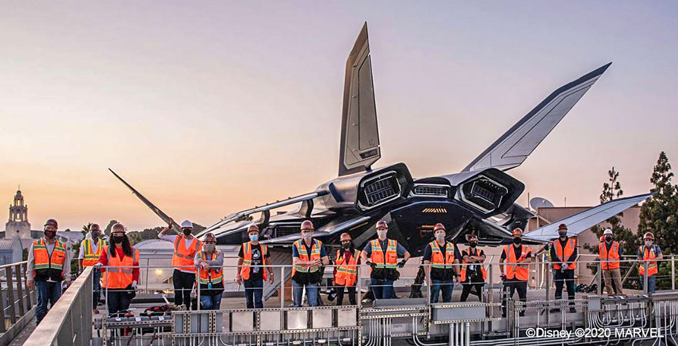First look at Avengers Campus Quinjet at Disney California Adventure
