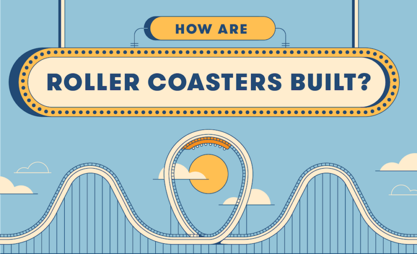 Infographic: How roller coasters are designed and built