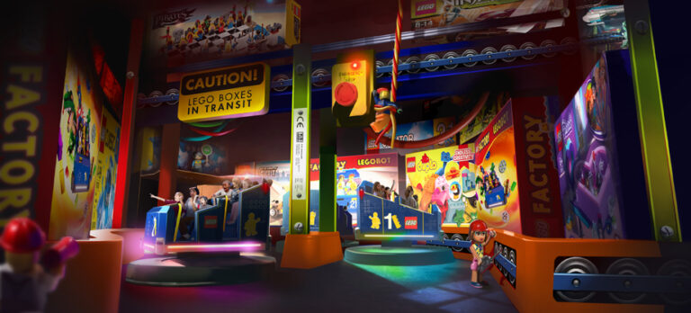First video footage of LEGO Factory Adventure dark ride